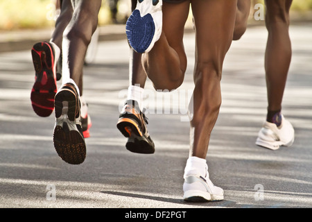 marathon runners legs Stock Photo - Alamy