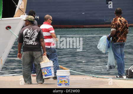 Curaçao Fisher man in Curacao Caribbean island The original inhabitants ...