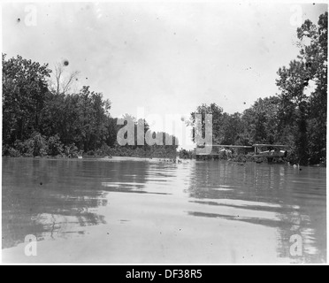 This aerial photo shows damage along Stagecoach Road in Glade Spring ...