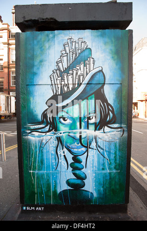 SLM Art. Northern Quarter. Manchester Stock Photo - Alamy