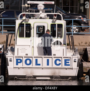 Toronto Police boat in Lake Ontario. Torch Relay Event in the ...