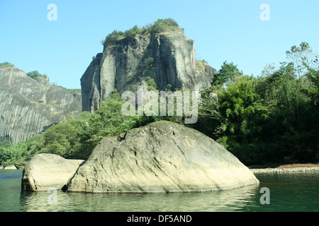 mountain natural landscape, Wuyi mountain, fujian province, China Stock ...