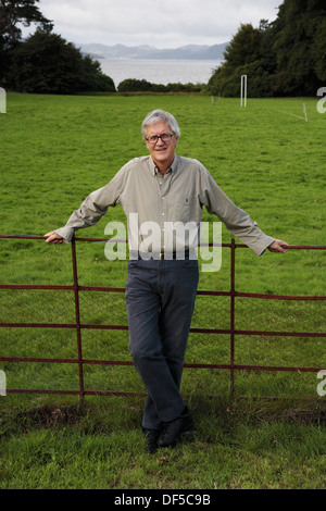 Sir Charles Maclean at his home in Strachur Argyll Stock Photo - Alamy