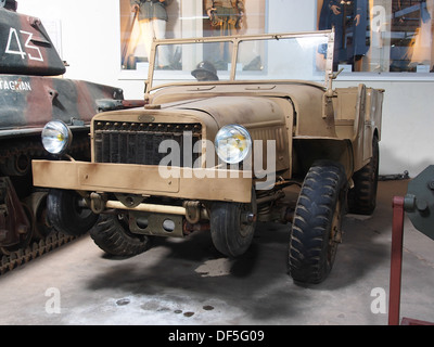 The Laffly V 15T is a French military vehicle exhibited at the Musée ...