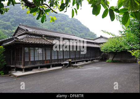 Traditional Japanese wood-built house near Fukuoka Japan Stock Photo ...