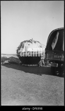 Historic weather balloon Explorer II. Lake Andes NWR, South Dakota ...