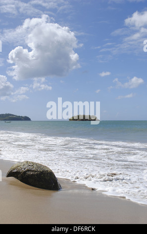 Warfe Beach St Lucia Stock Photo - Alamy