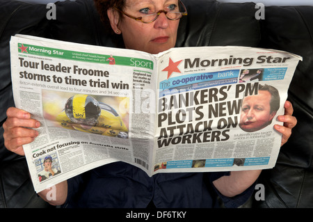 Morning Star newspaper Stock Photo - Alamy