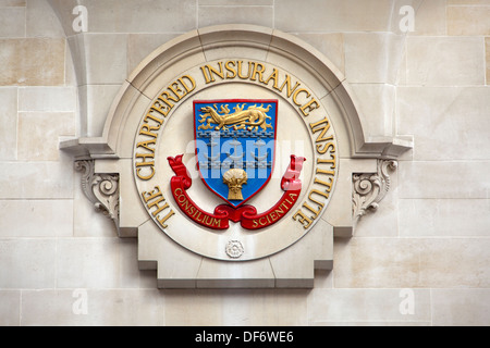 The Chartered Insurance Institute Crest Aldermanbury City Of London UK ...