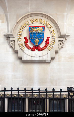 The Chartered Insurance Institute Crest Aldermanbury City Of London UK ...