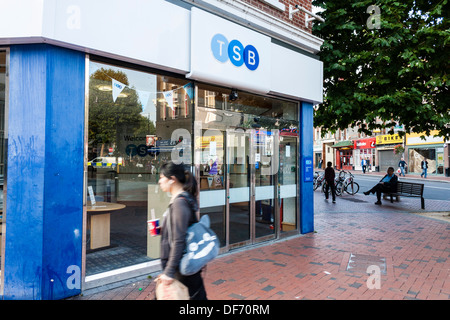 TSB Bank Sign, Reading, Berkshire, England, UK, GB Stock Photo - Alamy