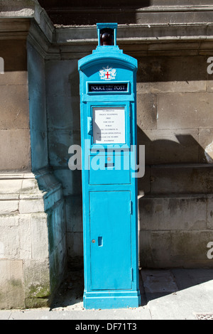 Police 'Call post', Guildhall Yard, London, England, UK Stock Photo - Alamy
