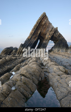 Blackchurch Rock on the North Devon coast between Clovelly and Hartland ...