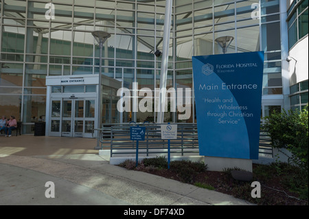 Entrance to the Florida Hospital Waterman Tavares, Florida USA Stock ...