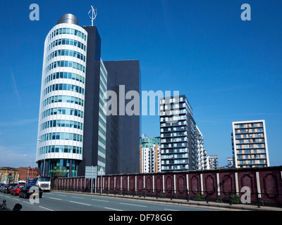 The Peninsula building in Manchester UK Stock Photo - Alamy