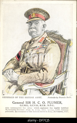 World War One postcard portrait of General Sir H S Rawlinson Bart GCVO ...