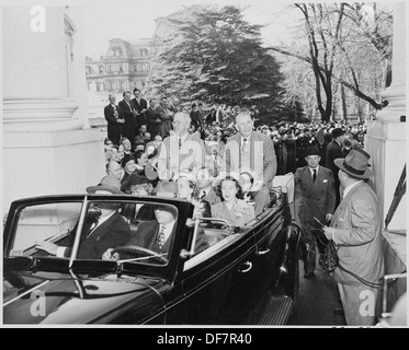 President Harry S. Truman is pictured in the Oval Office with the Shah ...
