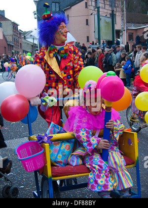 ´ BLANC MOUSSIS´ CARNAVAL DE STAVELOT BELGIUM Stock Photo - Alamy