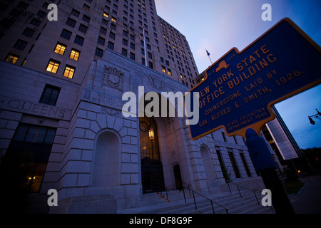 Alfred E Smith State Office Building, at 80 South Swan Street in ...