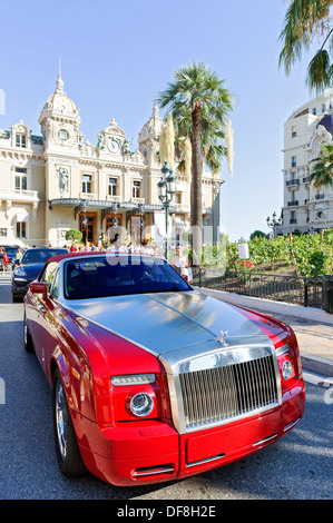 Expensive cars outside the Monte Carlo Casino in the Principality of ...