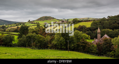 Tiveragh Hill and Cushendall North Antrim Northern Ireland Stock Photo ...