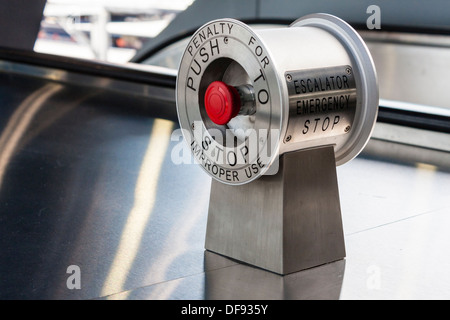 Emergency Train Stop Button Stock Photo - Alamy