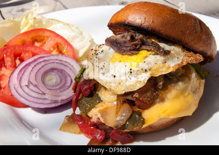 Towering Inferno burger, Burger Bar and Fish restaurant, Snowmass ...