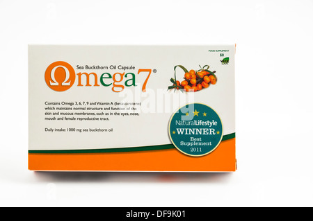 Omega 7 capsules (sea buckthorn oil Stock Photo - Alamy