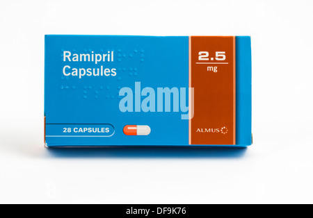 Ramipril capsules for the treatment of high blood pressure Stock Photo ...