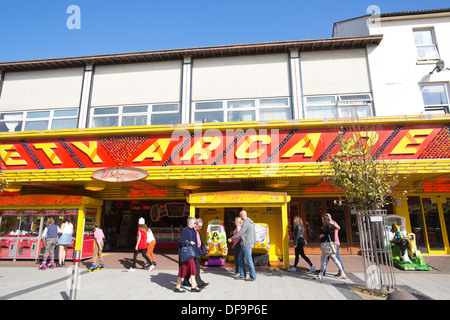 Gaiety Arcade, Pier Street, Clacton-On-Sea, Essex, England, United ...