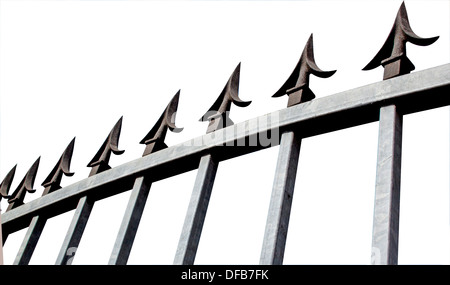 metal gate spikes Stock Photo: 36845905 - Alamy