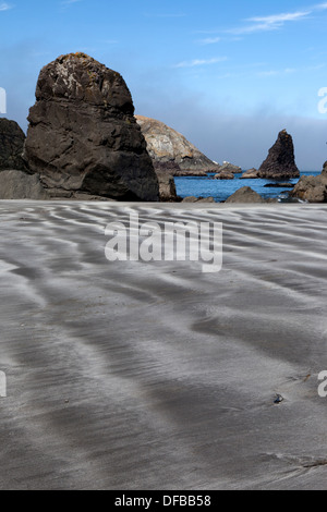 Striations in Beach Sand Stock Photo - Alamy