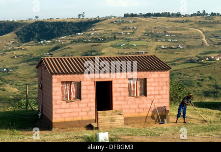 RDP houses in Fredville which is 40 kilometres from Durban, South ...