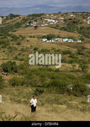 South African President Jacob Zuma homestead in Nkandla area in KwaZulu ...