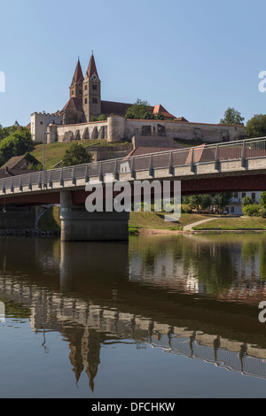 Germany, Bavaria, View of Reichenbach Abbey and Benedictine Monastery ...