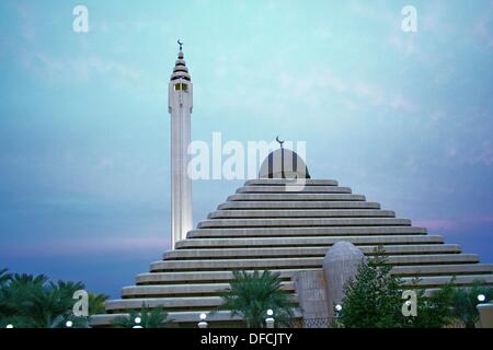 Pyramid Mosque, Salmiya, Kuwait City, Kuwait, Middle East Stock Photo ...