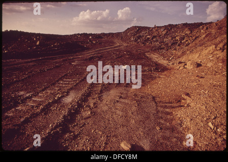 DEVASTATED AREA-SITE OF A STRIP MINE NEAR ROUTE 269 Stock Photo - Alamy