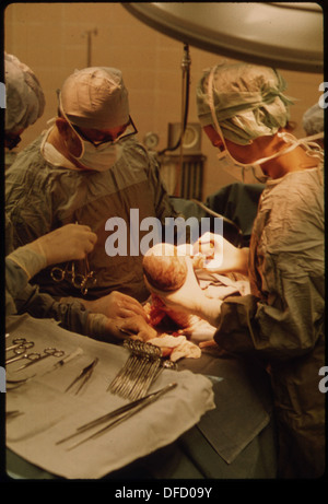 Dr. Howard Vogel and his daughter, Dr. Ann Vogel, performing a ...