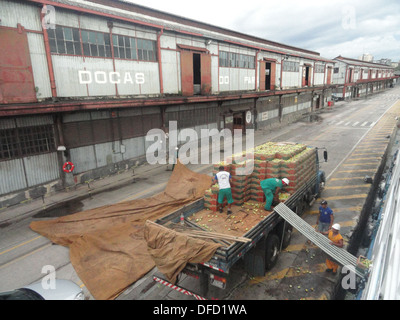 Amazon river freight port harbour Manaus Amazon Brazil Stock Photo - Alamy