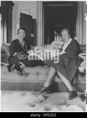 Eleanor Roosevelt and Marian Dickerman are pictured in Marion ...