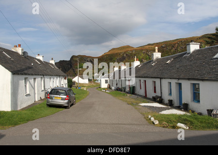 Cullipool street scene Luing Scotland September 2013 Stock Photo - Alamy