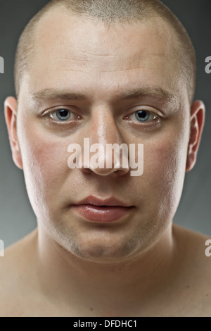 Portrait of a real man in the studio Stock Photo - Alamy