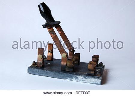 Antique Electrical Circuit Breaker Switches - Early 1900s Stock Photo ...