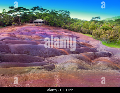 The most famous tourist place of Mauritius - earth of seven colors in ...