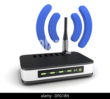 Wlan network icon isolated on 3d brown round button abstract ...