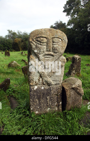 Ancient Celtic Janus gravestone Boa Island, Couny Fermanagh, Northern ...