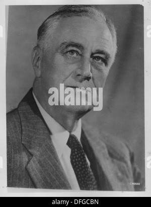 This image captures Franklin D. Roosevelt, the 32nd President of the ...