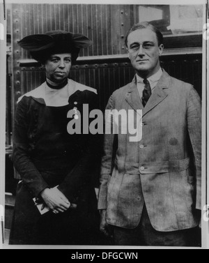 Franklin D. Roosevelt and Eleanor Roosevelt are seen in Washington, D.C ...