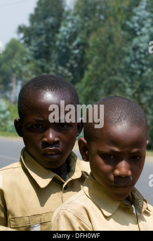 Rwandan boys close up Northern Rwanda Central Africa Stock Photo - Alamy