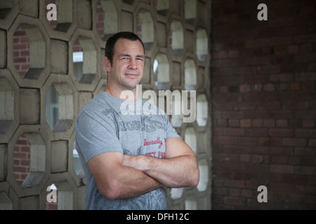 Adrian Morley, Salford Red Devils Rugby League player Stock Photo - Alamy